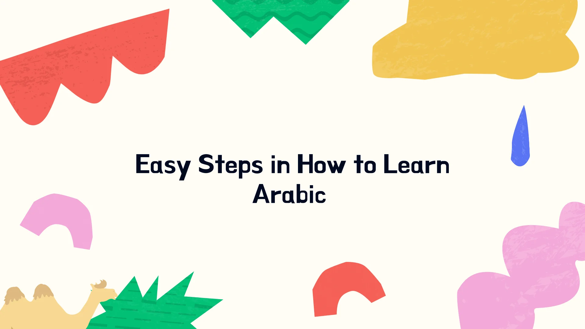 Stages To Write And Read Arabic Fluently Learn Arabic With Hope